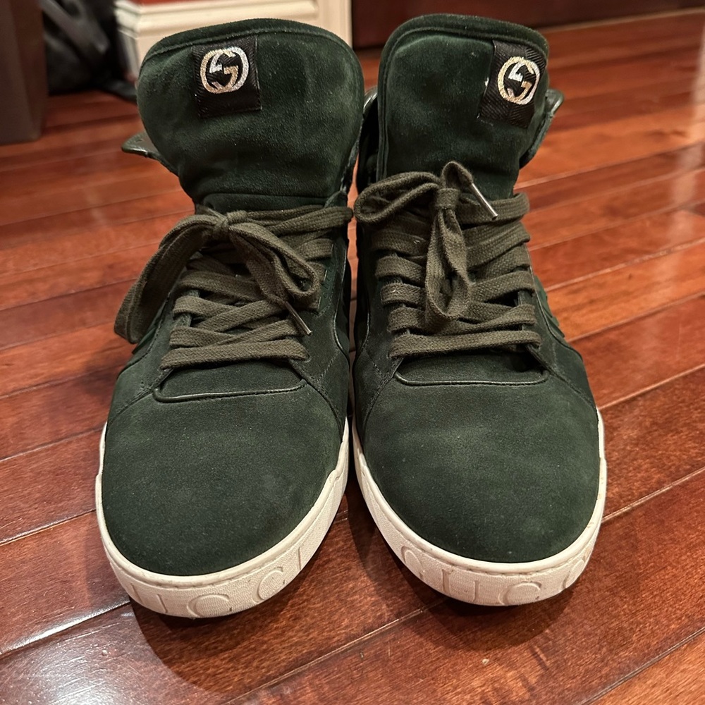 Gucci Green High Top Sneakers - Gem
